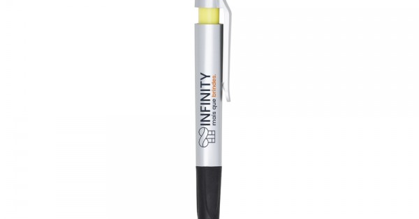 Caneta Plástica Marca Texto Personalizado